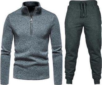 Generic Surv&ecirc;tement pour homme - 2 pi&egrave;ces - Surv&ecirc;tement baggy - En coton - Confortable - Chaud - Sweat &agrave; capuche et pantalon de jogging - Surv&ecirc;tement de loisi