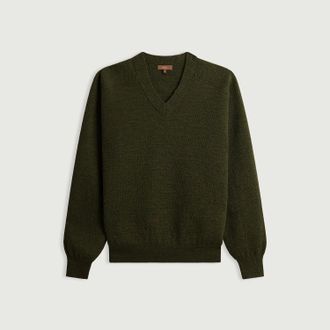 SOEUR PULL THEMO VERT FONC&Eacute;