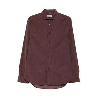 Canali Shirts - - Shirts - Herren - Rot - M