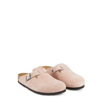 Birkenstock Mules Boston en cuir su&eacute;d&eacute;