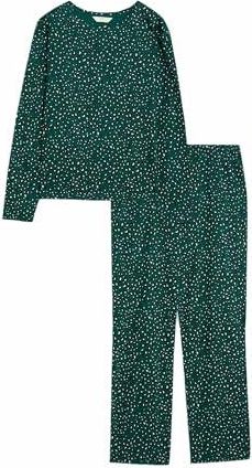 Marks and Spencer Ensemble Pyjama Pur Coton avec imprim&eacute; Femmes XXL