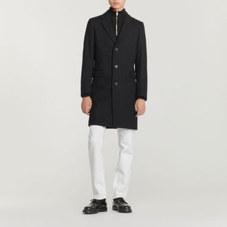 Sandro Manteau en laine et cachemire
