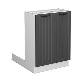 Vicco Lot de cuisine Fame-Line, Anthracite campagne, 60 cm sans plan de travail Vicco