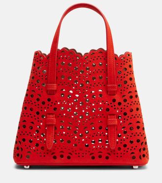 Alaia Ala&iuml;a Sac Mina 20 Vienne en cuir