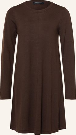 Repeat Repeat Strickkleid braun