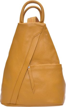 Isabella Rhea Senf Rindsledertasche