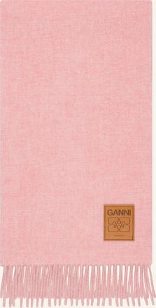 Ganni Schal rosa