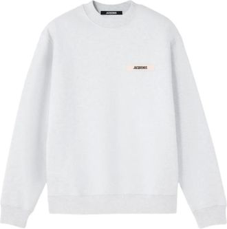 Jacquemus label sweatshirt - Grau