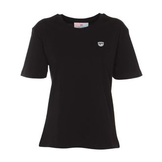 Chiara Ferragni Logo Classic T-Shirt - - Tops - Damen - Schwarzk - XL