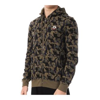 Jott Jott, Homme, Sweatshirts et sweats &agrave; capuche, Brun, Taille: 2XL Sweat &agrave; Capuche Zipp&eacute; en Coton Mexique