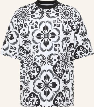 Carlo Colucci Carlo Colucci Oversize T-Shirt - Mosaic Legacy Fedi schwarz