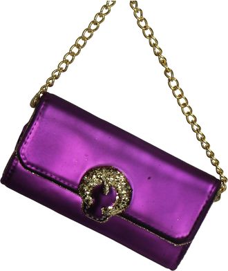 HD Collection Christbaumschmuck 8,5cm Glas - Handtasche Figur zum Aufhängen - handbemalt & mit Glitzer - Weihnachtsbaum Anhänger für Weihnachten - Christbaumanhänge