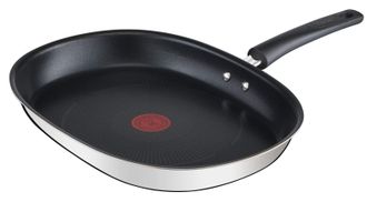 T-fal Emotion Fischpfanne, 36 cm, Antihaftbeschichtung, dicker Boden, gleichm&auml;&szlig;ige Hitzeverteilung, Eleganz, robuster Griff, Induktion, Kochanzeige E3021204