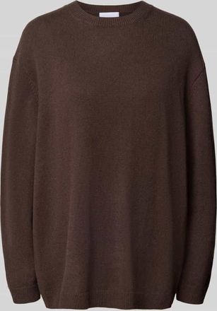 Comma Strickpullover aus Woll-Mix mit Rundhalsausschnitt
