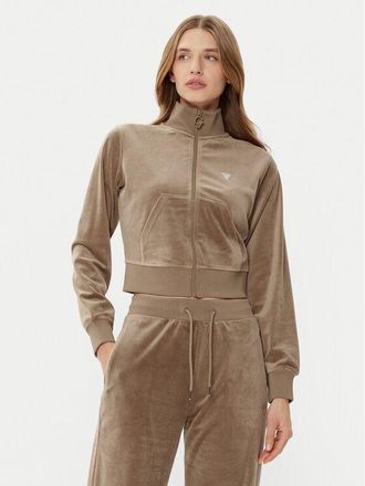 Guess Sweatshirt V3BQ22 KBXI2 Braun Regular Fit