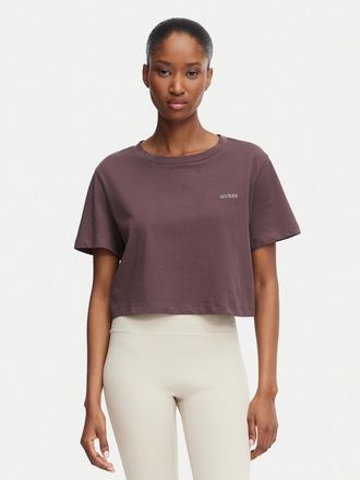Guess T-Shirt V6GI17 K2984 Braun Regular Fit