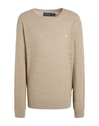 Ralph Lauren COTTON-LINEN CREWNECK SWEATER