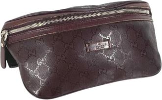 Gucci unisex, Pre-owned, Violet, Taille: ONE Size Sac bandouli&egrave;re Vintage Pre-owned