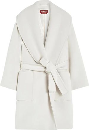 Max Mara shawl lapels coat - Nude