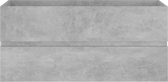 Generic Wandmontierter Waschbeckenschrank mit 2 Schubladen, Moderne Badezimmer-Waschtischschr&auml;nke, Wasserdichter Aufbewahrungsschrank Unter Dem (100 x 38,5 x 