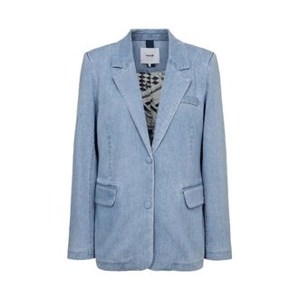 N&uuml;mph Nualetta Blazer - - Jackets - Damen - Blau - XL