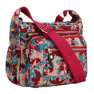 YYW L&auml;ssige Umh&auml;ngetasche f&uuml;r Damen, mit mehreren Taschen, Reisetasche, Kuriertasche, Handtasche f&uuml;r Shopping, Wandern, den t&auml;glichen Gebrauch, grau, Einh