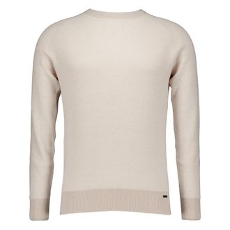 Gentiluomo Round Neck Ls - - Knitwear - Herren - Beige - L