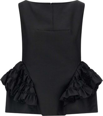 Dries Van Noten Top - Schwarz