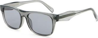 Generic Lunettes De Soleil Carr&eacute;es &Agrave; Grande Monture For Femme, Id&eacute;ales For Les Photos De Vacances Et Les Activit&eacute;s Sportives De Plein Air For Hommes.(Gray)