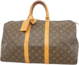 Louis Vuitton unisex, Pre-owned, Brun, Taille: ONE Size Sac Week-end en Toile Pre-owned