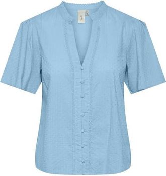 Vero Moda Y.A.S Yastia SS Top S. Noos Haut, Clear Sky, XXL Femmes
