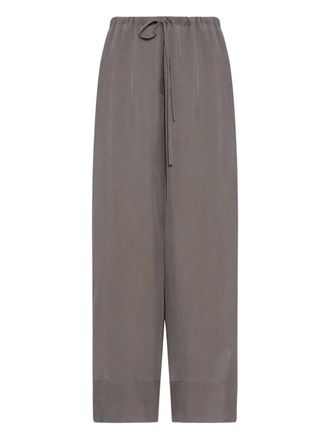 The Row pantalon Enea à lien de resserrage - Marron