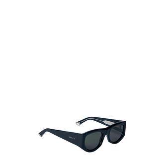 Gucci Rechteckige Rahmen-Sonnenbrille mit Logo - - Accessories - Damen - Schwarzk - ONE SIZE