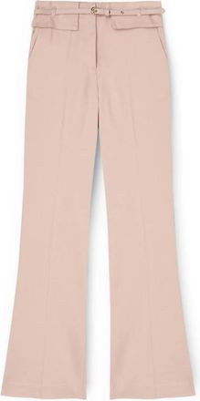 Motivi Femme, Pantalons, Rose, Taille: 36 FR Pantalon &Eacute;vas&eacute; en Gabardine