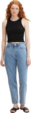 Tom Tailor Damen Mom Fit Jeans 1034626, 10280 - Light Stone Wash Denim, 26