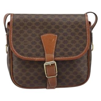 Celine Sac bandouli&egrave;re vintage Pre-owned - Femme - Pre-owned - Brun - Taille: ONE Size