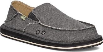 Sanuk Homme Donny Mocassin, Charbon, 43 EU