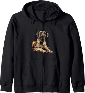 Whyitsme Design Dogge Illustration Kapuzenjacke