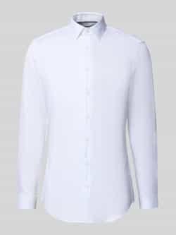 Jake*s Slim Fit Business-Hemd mit Kentkragen