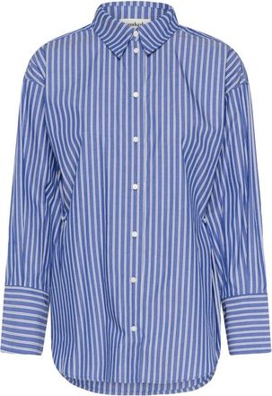 Soaked In Luxury Femme, Blouses et Chemises, Bleu, Taille: 42 FR Nouvean Stripe Shirt