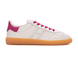 Hogan Femme, Chaussures, Blanc, Taille: 36 EU Cool Leather Baskets