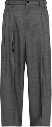 Dolce & Gabbana Wollhose mit B&uuml;gelfalte - - Trousers - Herren - Grau - M