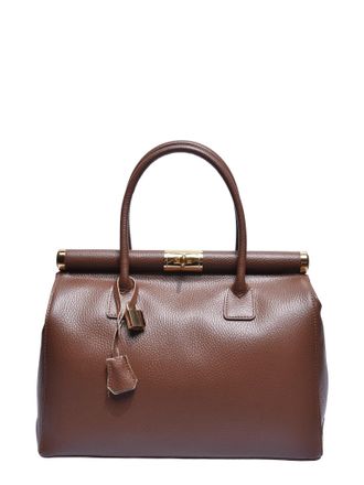 Anna Luchini Kastanienbraun Rindsledertasche