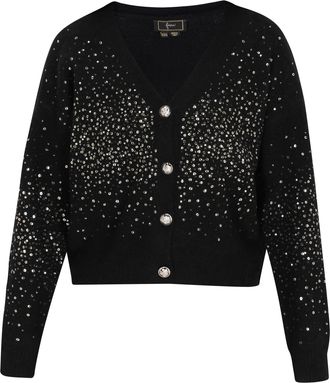 Faina Strickjacke Frauen Schwarz