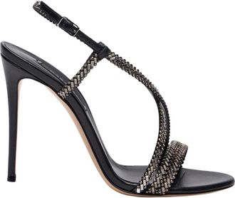 Casadei Femme, Chaussures, Noir, Taille: 39 1/2 EU Josephine Julia Sandal