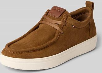 Tommy Hilfiger Sneaker aus echtem Leder mit Label-Patch