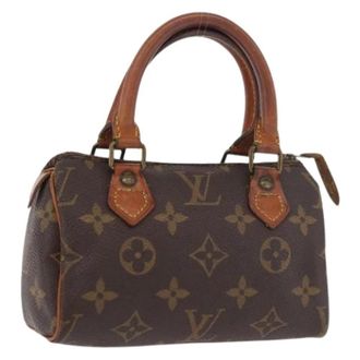 Louis Vuitton Sac Speedy Mini Pre-owned - Femme - Pre-owned - Brun - Taille: ONE Size