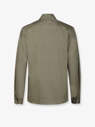 Marie Mas Mens Cotton Blend Overshirt Jacket Beige