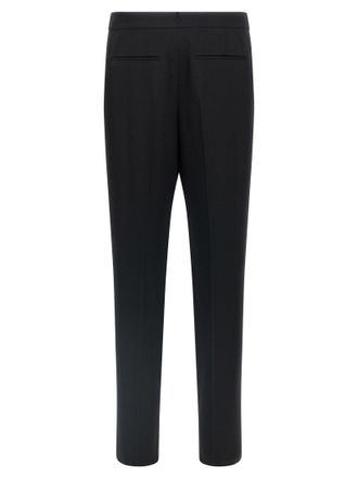 Saint Laurent Mens Black Wool Dress Pants
