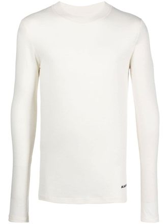 Jil Sander t-shirt &agrave; logo imprim&eacute; - Tons neutres